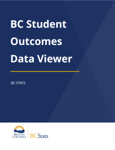 Publications - BC Student Outcomes Website